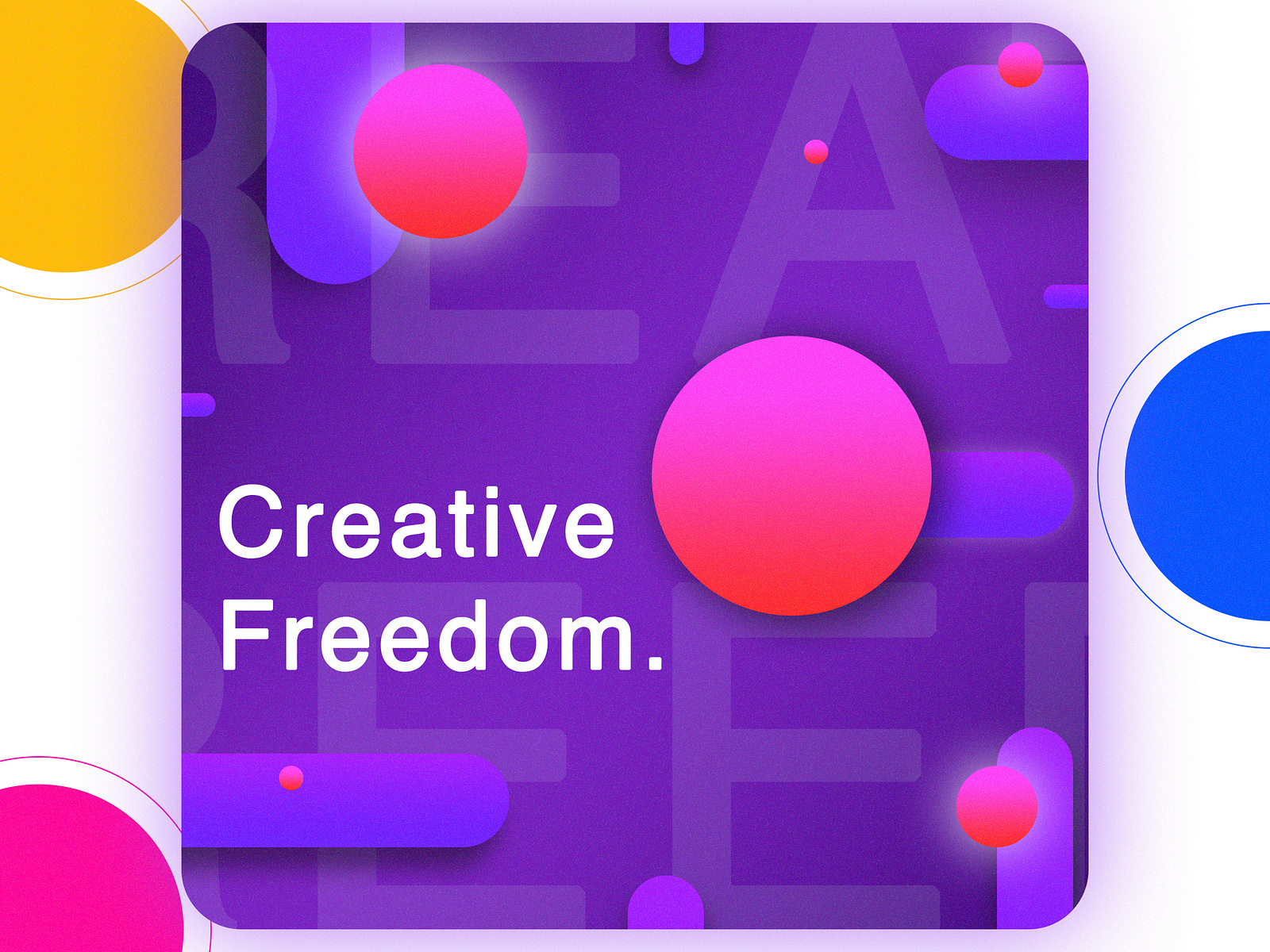 Animated abstract design with gradients. by Ajwad Hassan on Dribbble