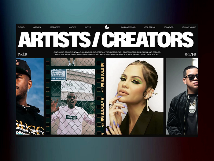 Browse thousands of Music Website images for design inspiration | Dribbble