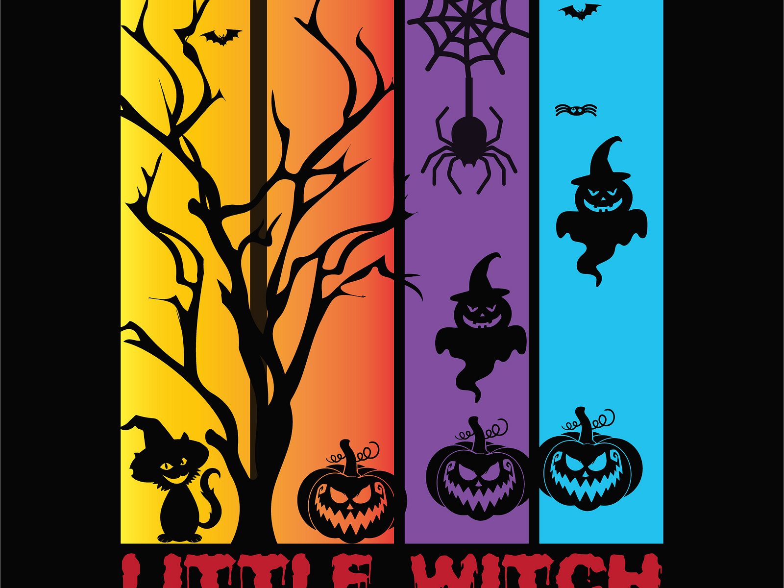 Little witch 2 by Mst Jannati Akter My creative market Gmail on Dribbble