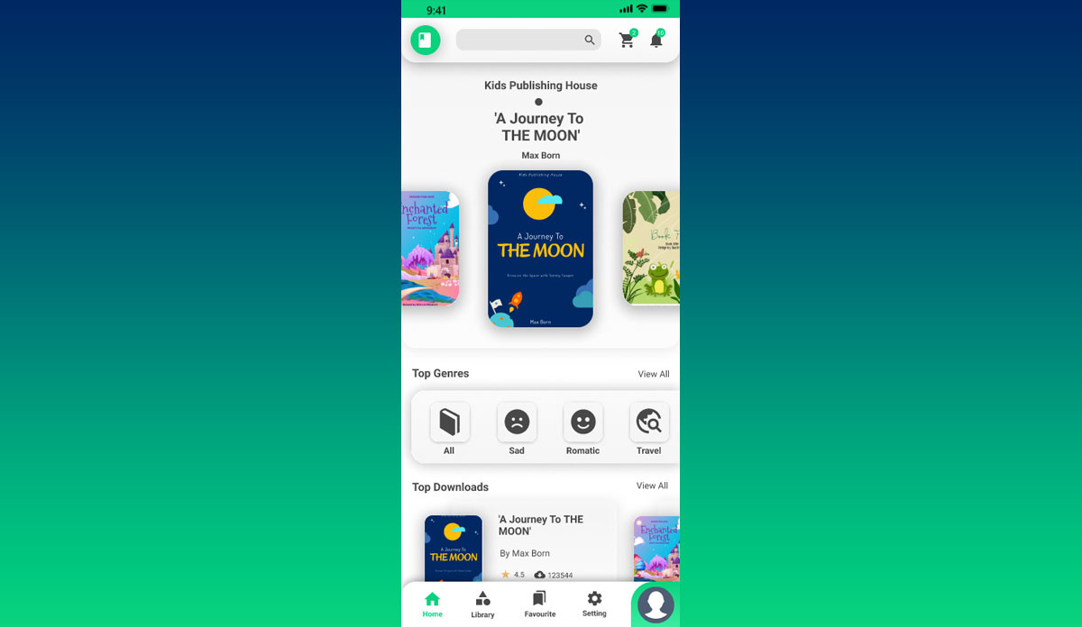 The Reader (E-Book Store and Reader App) by Ayesh Ruwantha on Dribbble