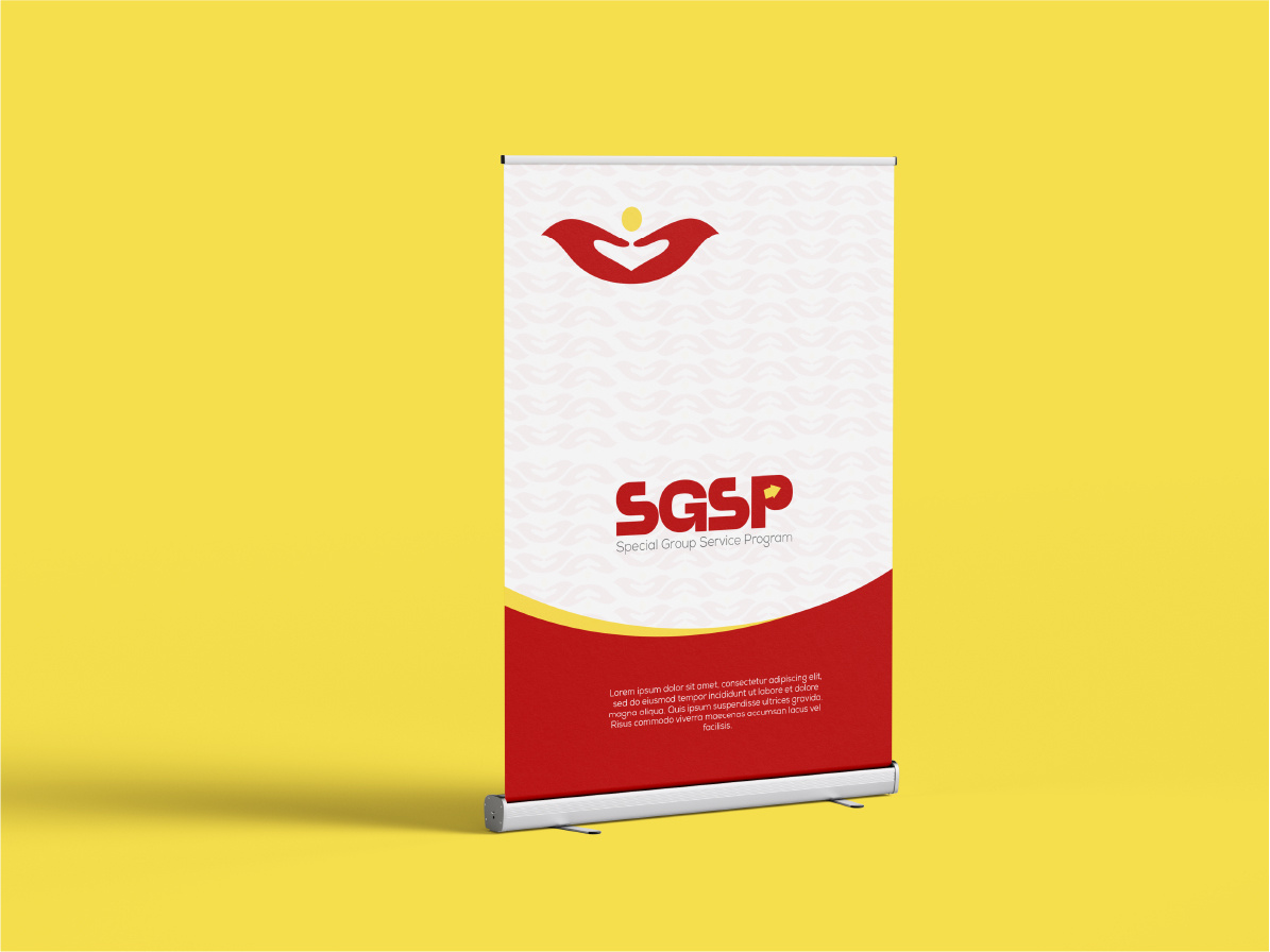 SGSP charity group logo and brand identity by Ezzel Creative on Dribbble