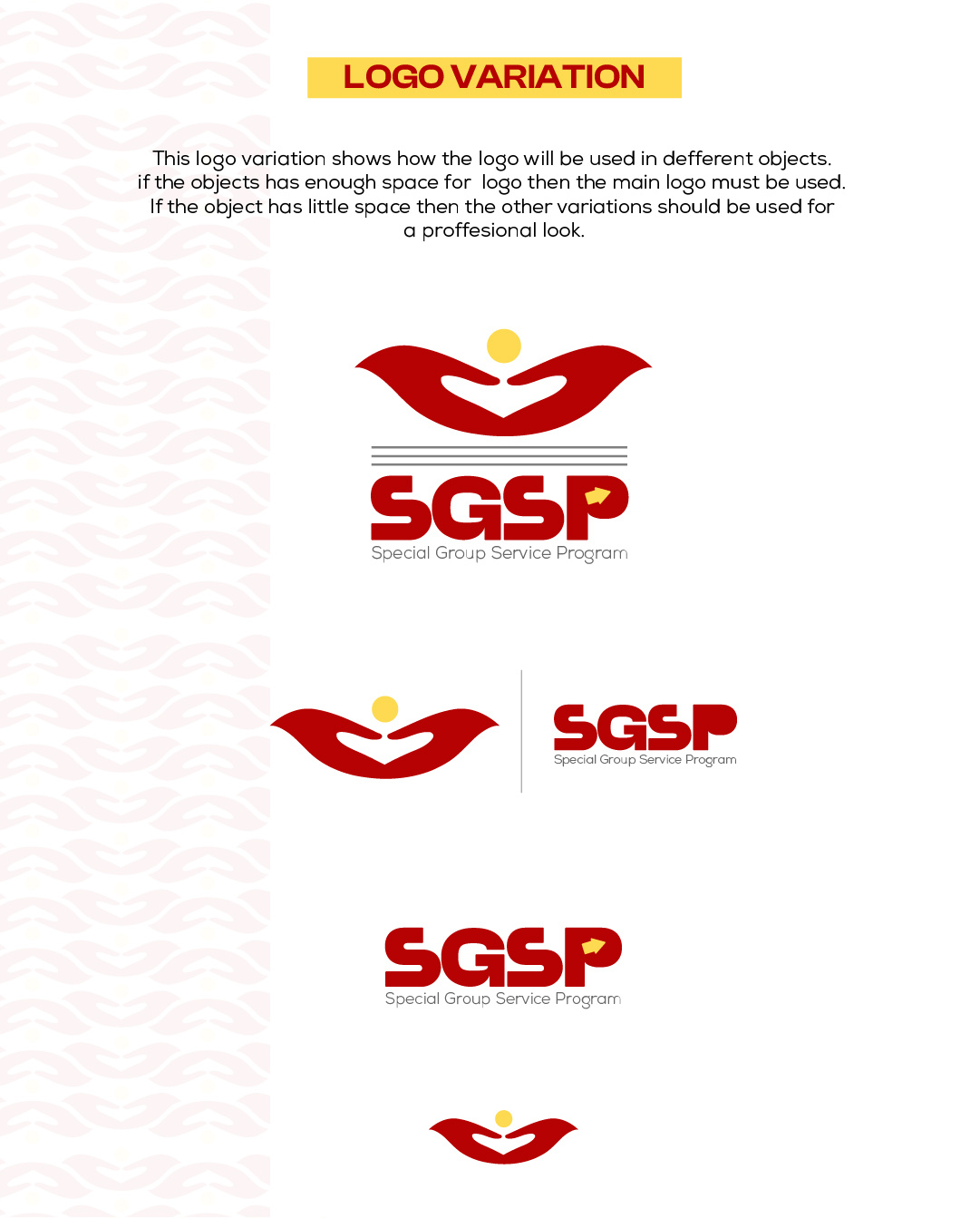 SGSP charity group logo and brand identity by Ezzel Creative on Dribbble