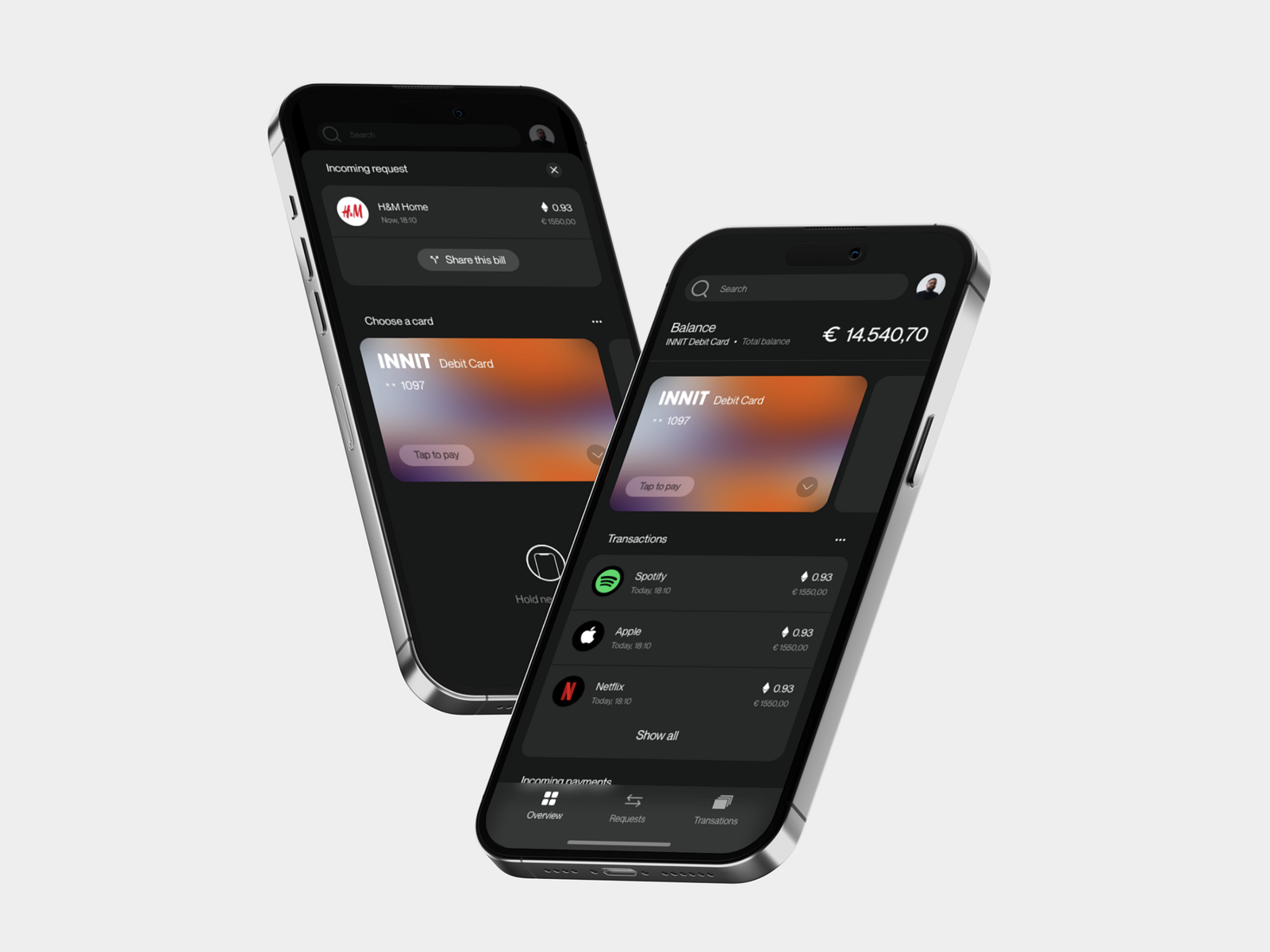 INNIT Pay - Application UI/UX Design by Zain Dhonré | UX/UI Designer on ...