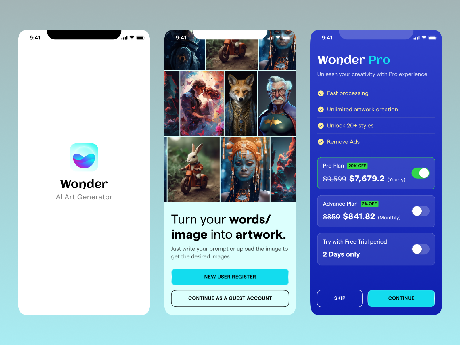 Wonder App by Anuj Agrawal on Dribbble