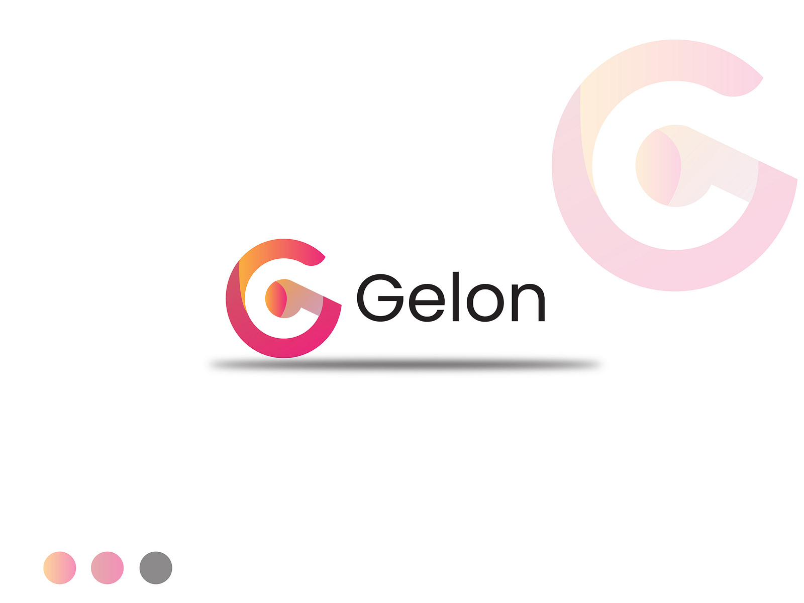 Gelon Letter logo by Shariful on Dribbble