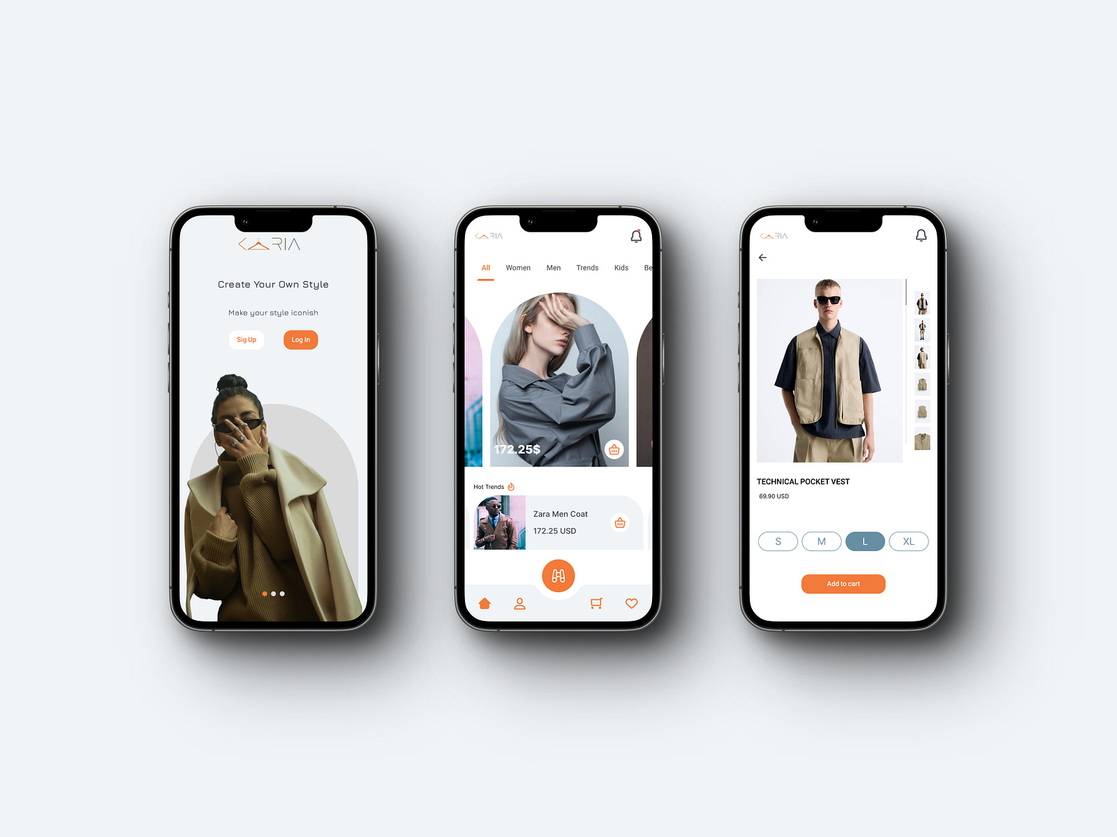Trendy Onlineshop by Kamand Soleimani on Dribbble