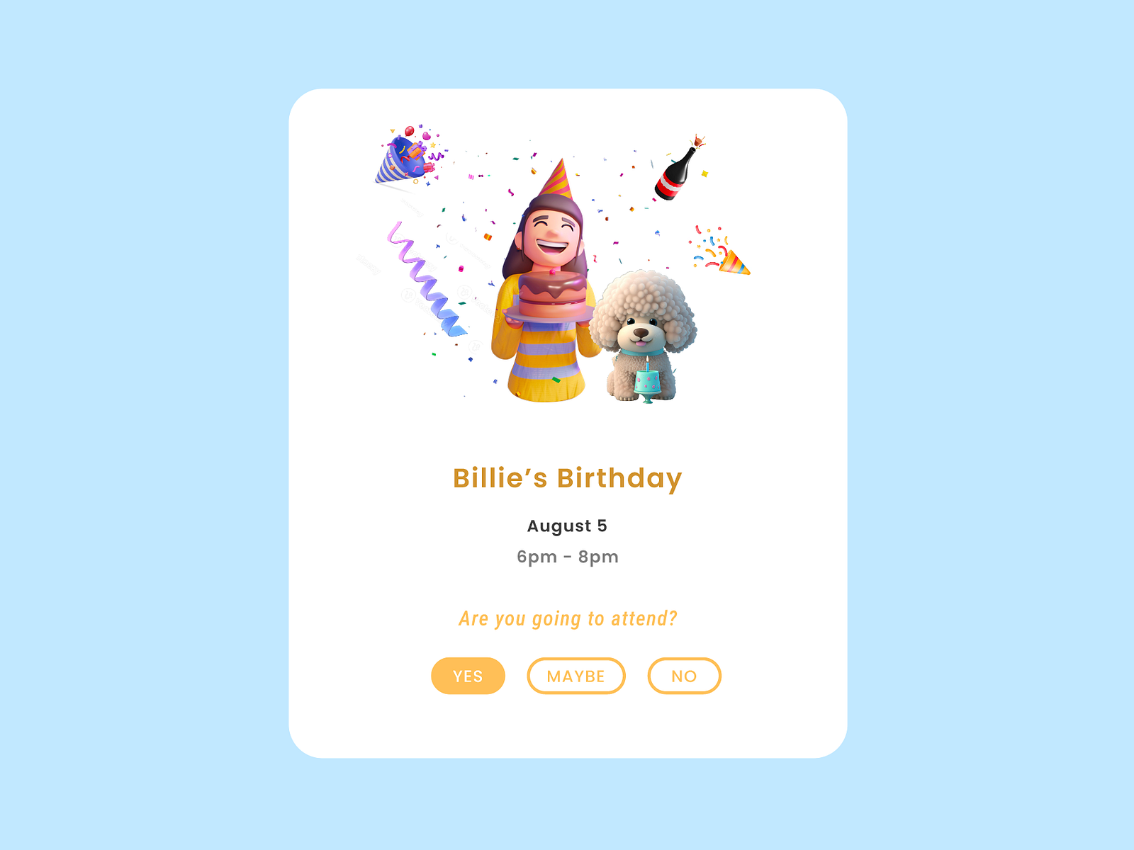 Daily UI 001 - Pending Invitation by Mamatha Aluvala on Dribbble