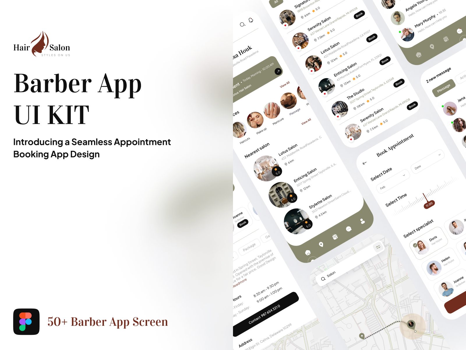 Hair Salon: Barber Appointment App UIKIT by Rishabh Rai for Fluttertop ...