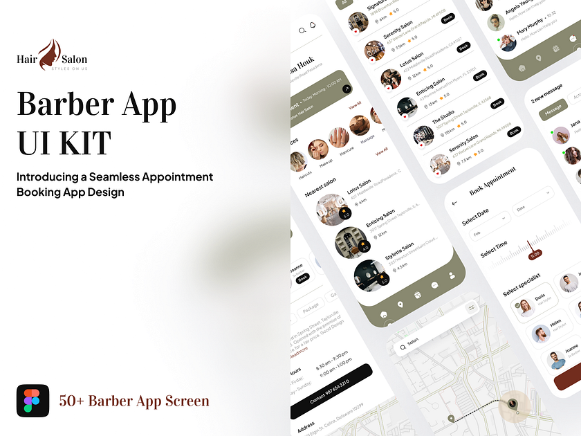 Salon App designs, themes, templates and downloadable graphic elements ...