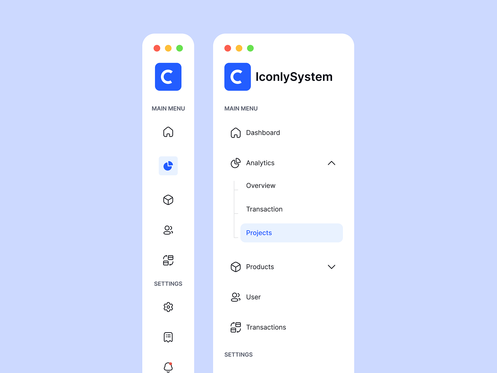 Side Navigation Bar By Abraham John On Dribbble
