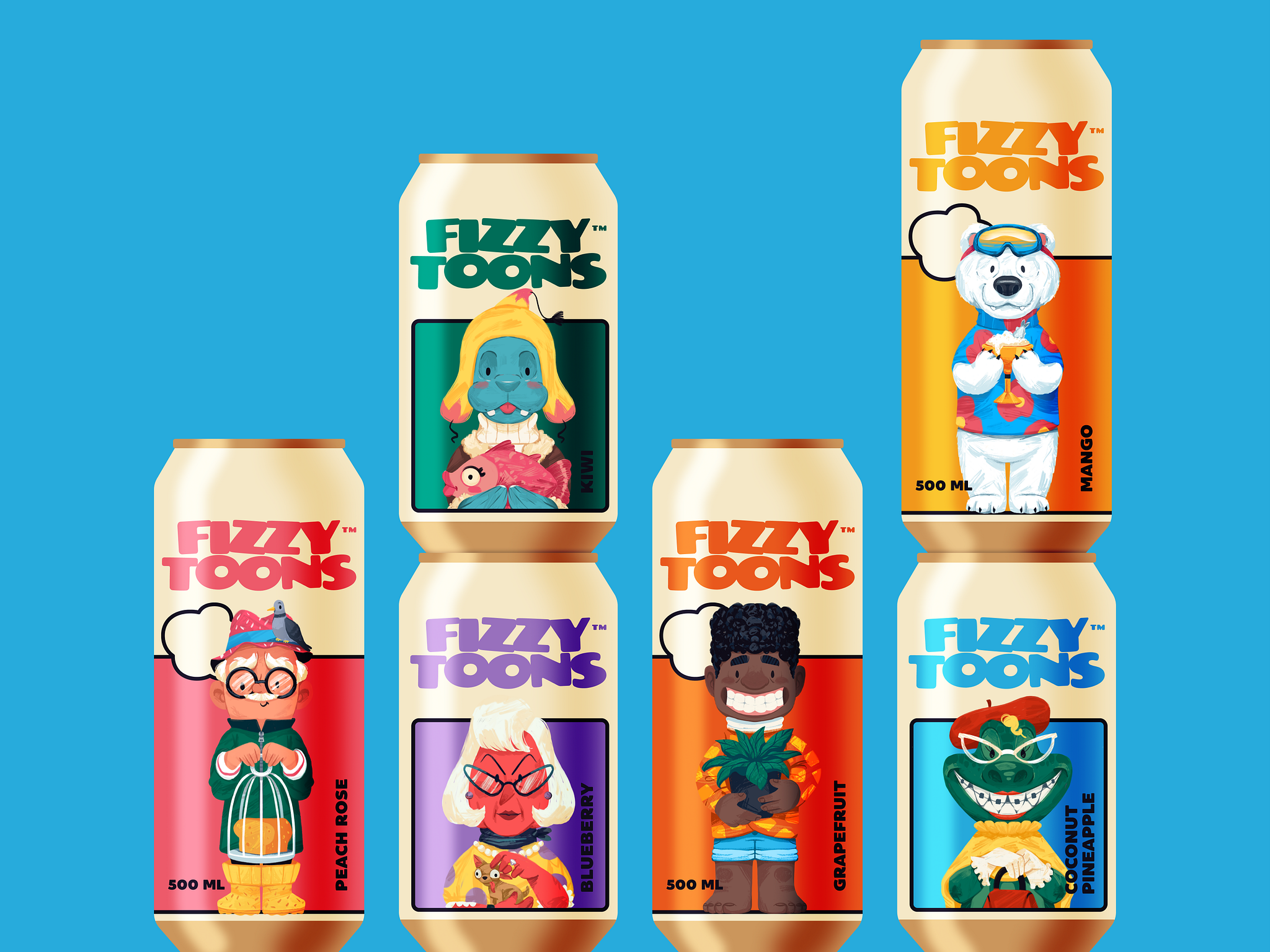 Fizzy Drinks Can Design by tubik.arts on Dribbble