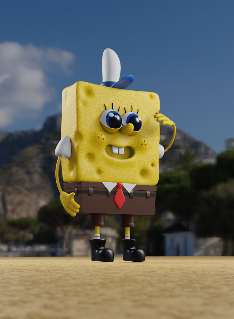 SPONGEBOB 3D by Lela Maghaldadze on Dribbble
