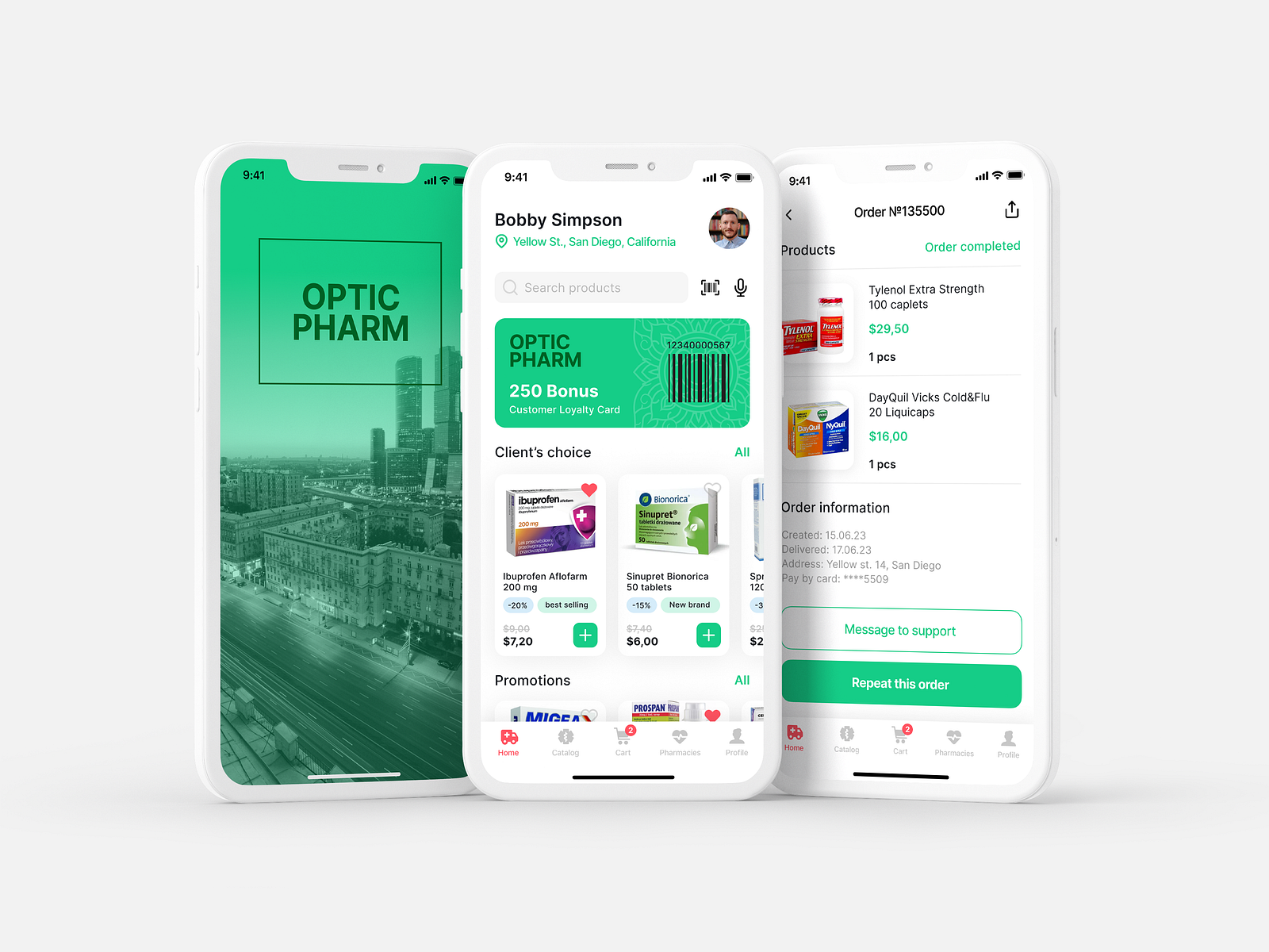 Pharmacy app by Ivan Lao on Dribbble