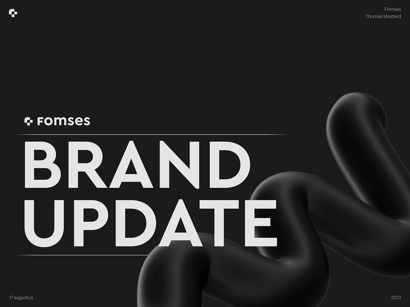 Fomses | Brand Update by Thomas Mosterd on Dribbble