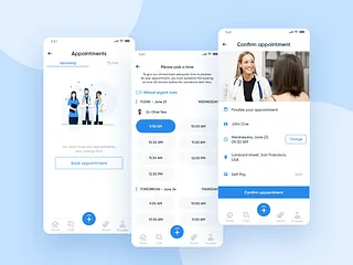 Appointment UI designs, themes, templates and downloadable graphic ...