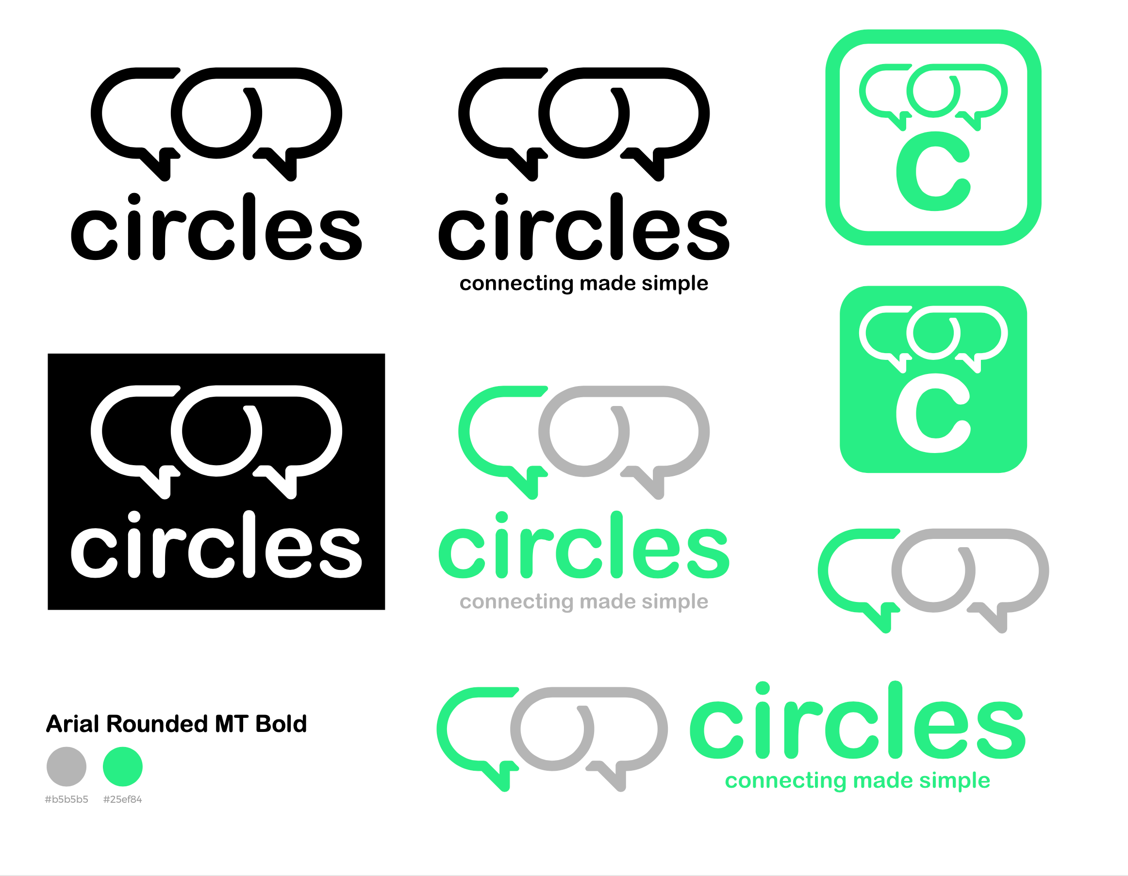 Circles App Logo Design by Melvin Figueroa on Dribbble