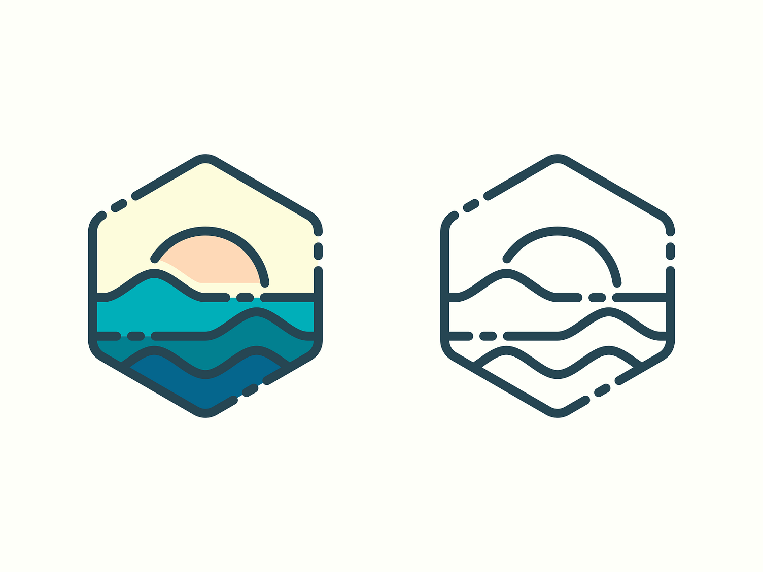 Waterfront logo design by storidco design on Dribbble