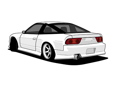 Nissan 180sx by Rémi Tournebize on Dribbble