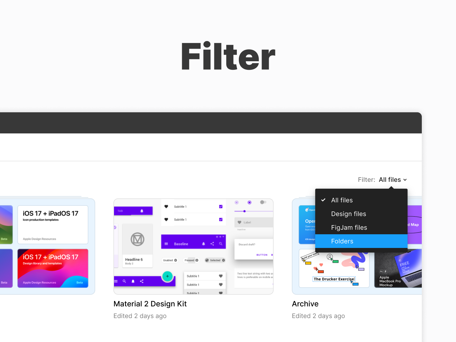 Figma: Create Folders for files by jenya on Dribbble