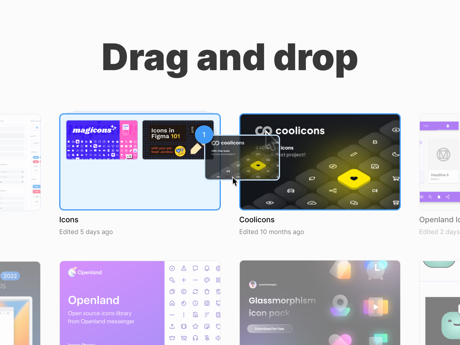 Figma: Create Folders for files by jenya on Dribbble