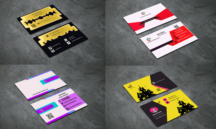 Business card design by Mst.Umme Joynab Akter on Dribbble