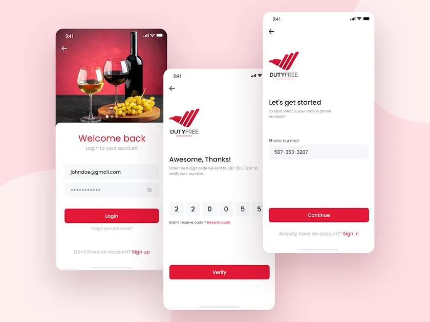 Mobile App Login designs, themes, templates and downloadable graphic ...