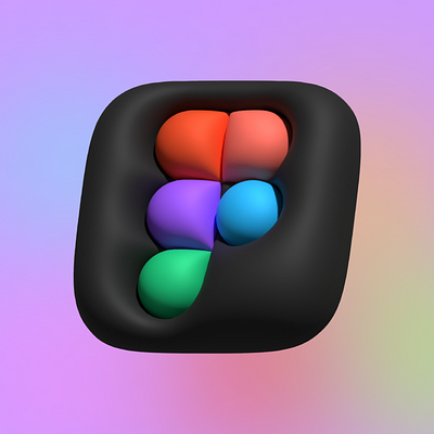 Reshaped Figma Logo in 3D by Ulvin Omarov on Dribbble