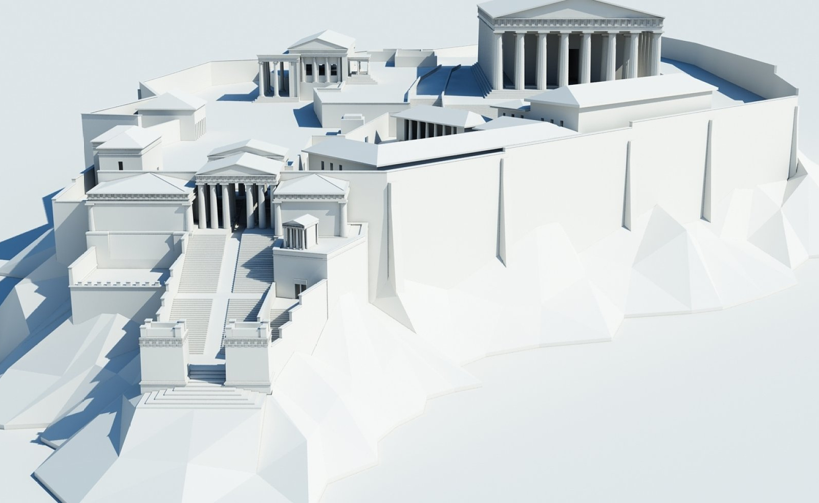 3D Acropolis by Munirr on Dribbble