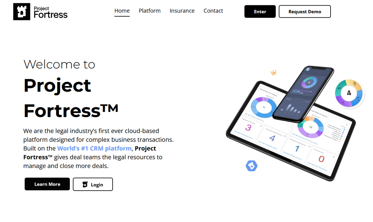 Project Fortress Web Design by KC Web Specialists on Dribbble