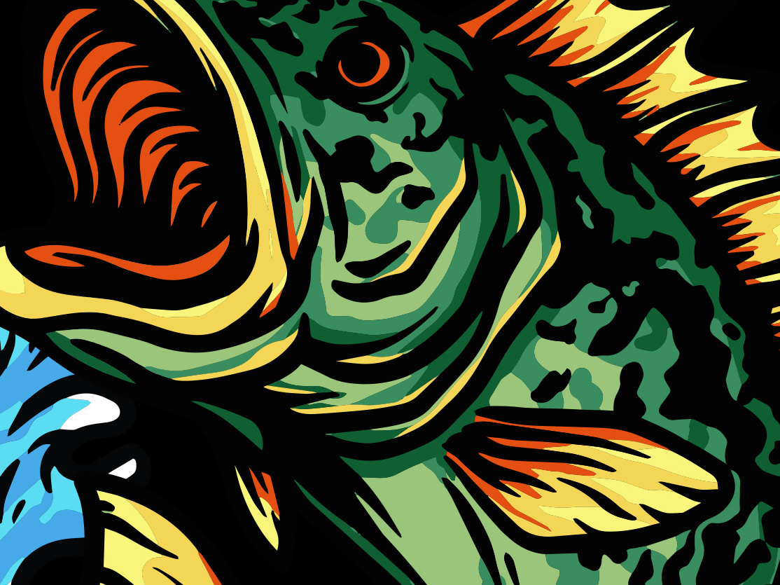 Fish illustration by Cassava std on Dribbble