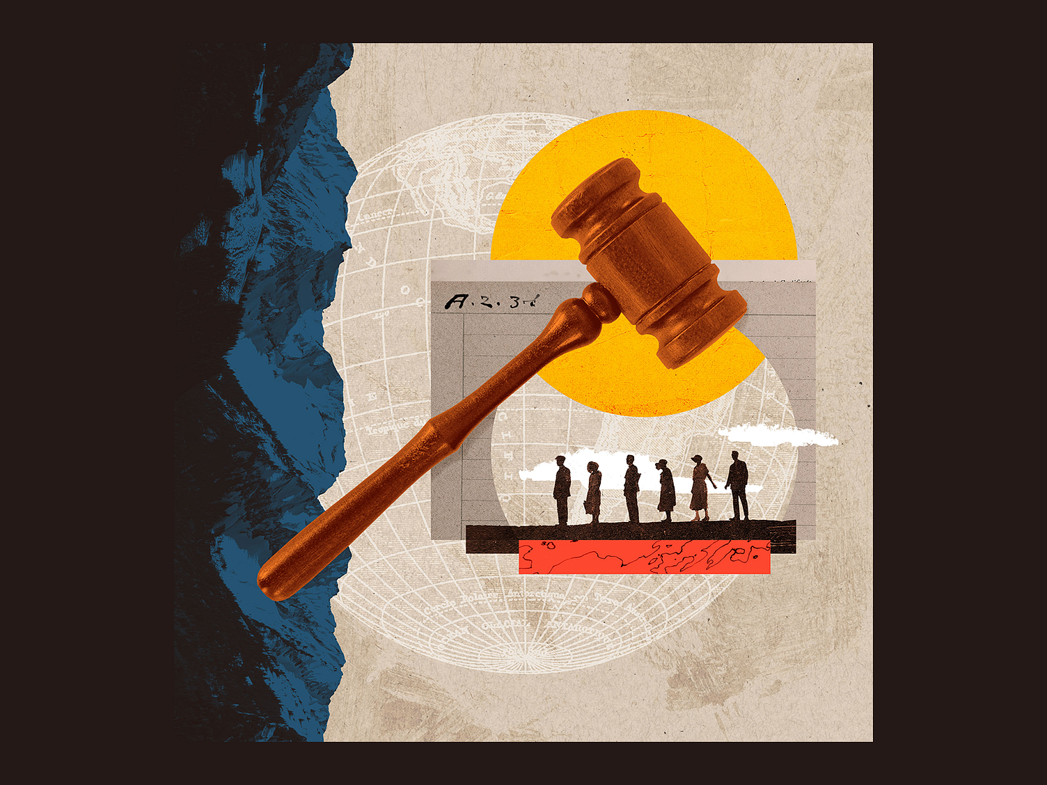 Justice - Collage by Ben Stafford on Dribbble
