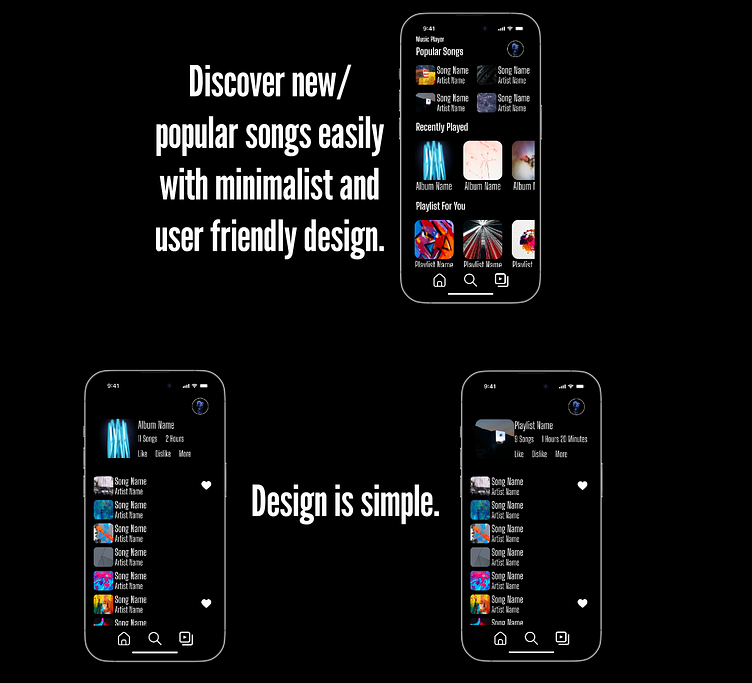 Music Player App UI Design by Eren Ucar on Dribbble Music Player App UI Design by Eren Ucar on Dribbble
