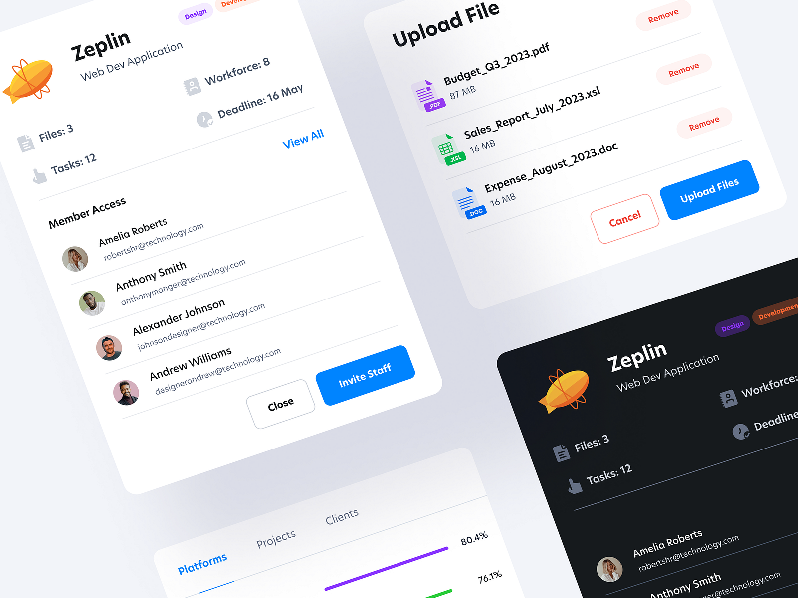 Task Management UI Kit Series (3) by Ankit Singh on Dribbble