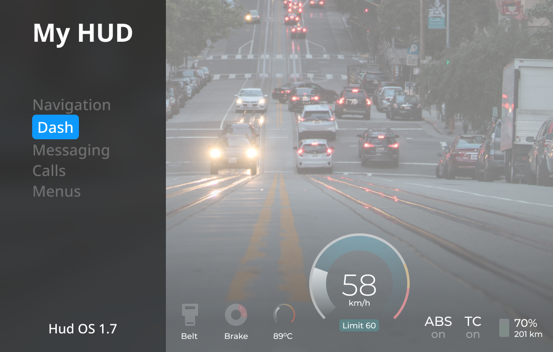 HUD Display by Daniel Bearman on Dribbble