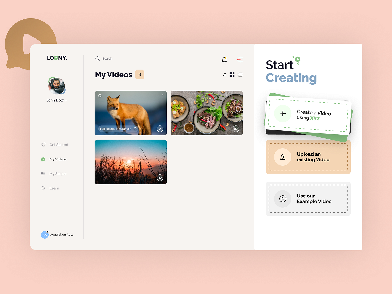 Web App UI - Online Video Editor by Abubakar Sherazi on Dribbble