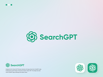 Search GPT Logo Design by Kibriya Sabbir on Dribbble