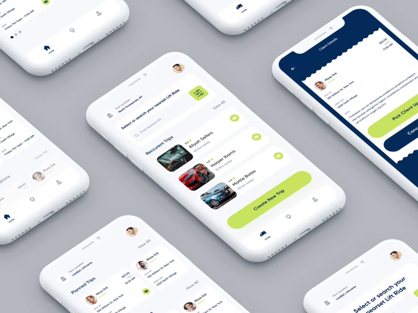 Ride Lifts App Design by Mos on Dribbble