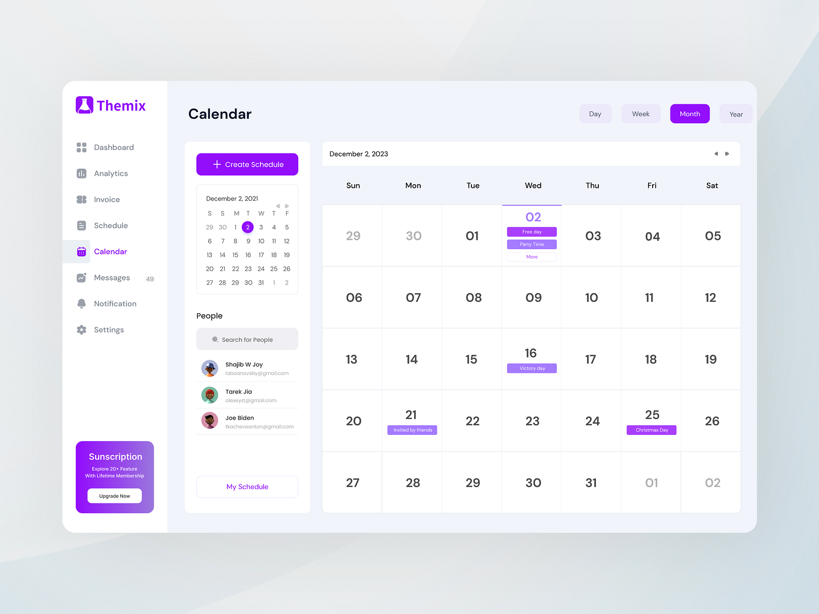 Calendar Screen UI Design Concept by Kh. Khalid Hosen on Dribbble Calendar Screen UI Design Concept by Kh. Khalid Hosen on Dribbble