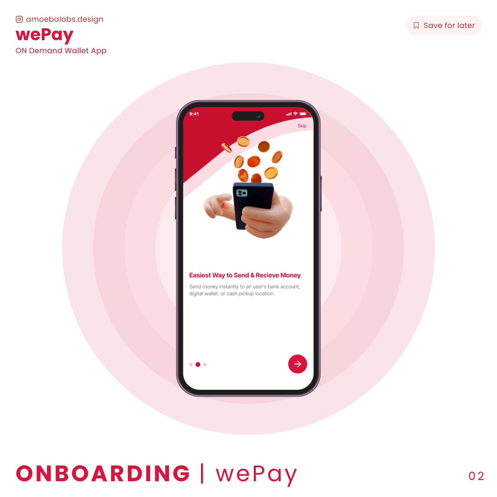 We Pay - Remittance App Design Conceptualization by Amoeba Labs ...
