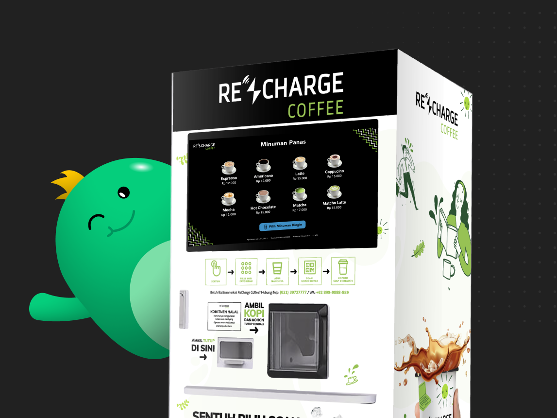 Coffee Vending Machine - UI UX Concept by Egy C. on Dribbble