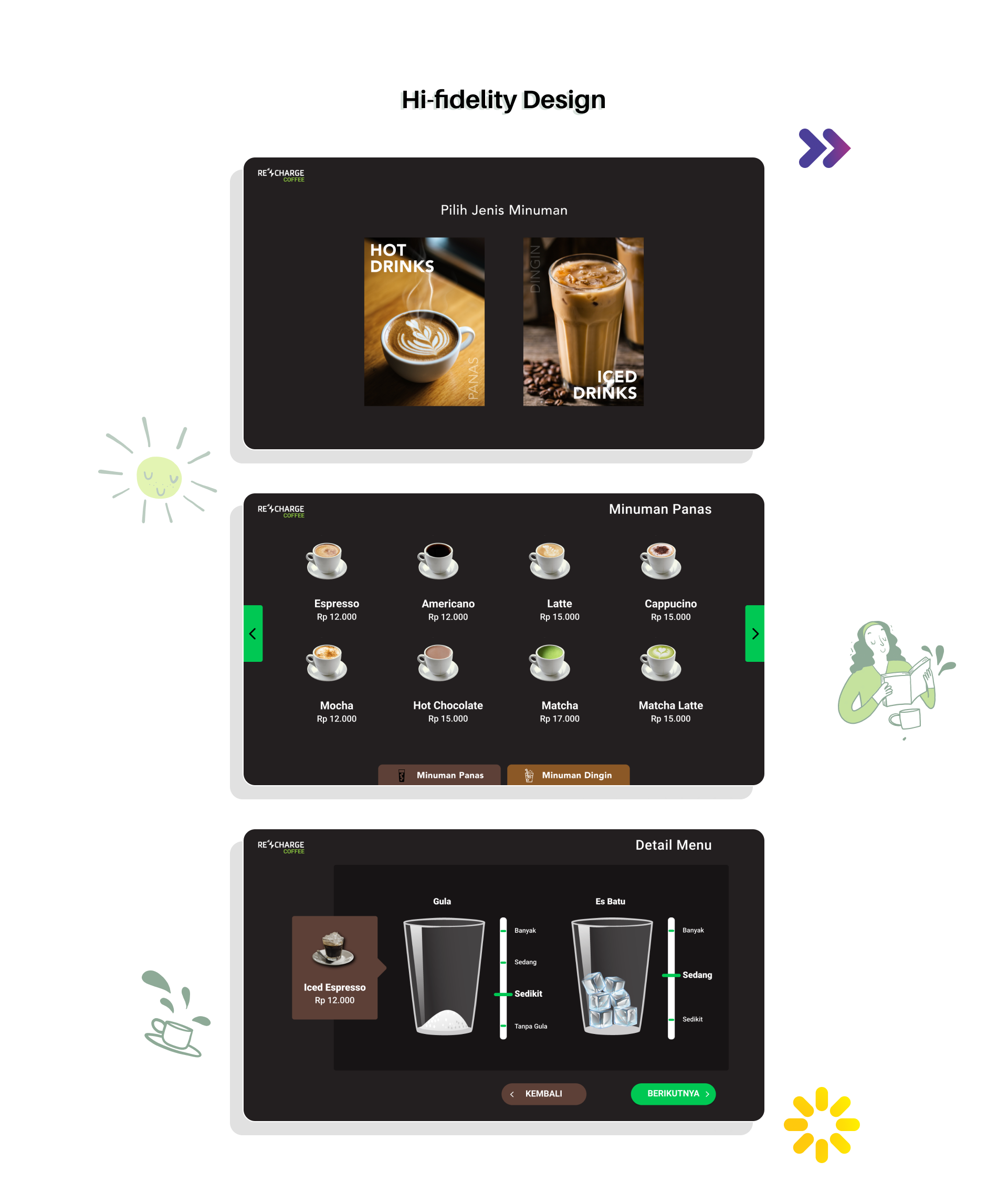 Coffee Vending Machine - UI UX Concept by Egy Hartawan Chandra on Dribbble