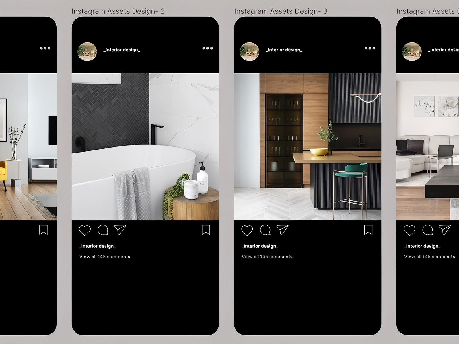 Instagram Assets Design by Greta Vardanyan on Dribbble