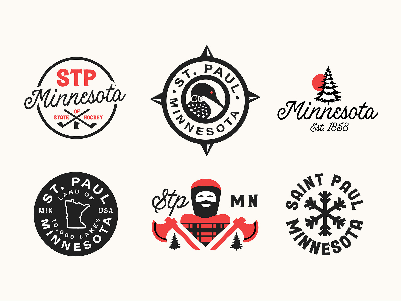 Minnesota Badge Design by Ben Dombrow on Dribbble