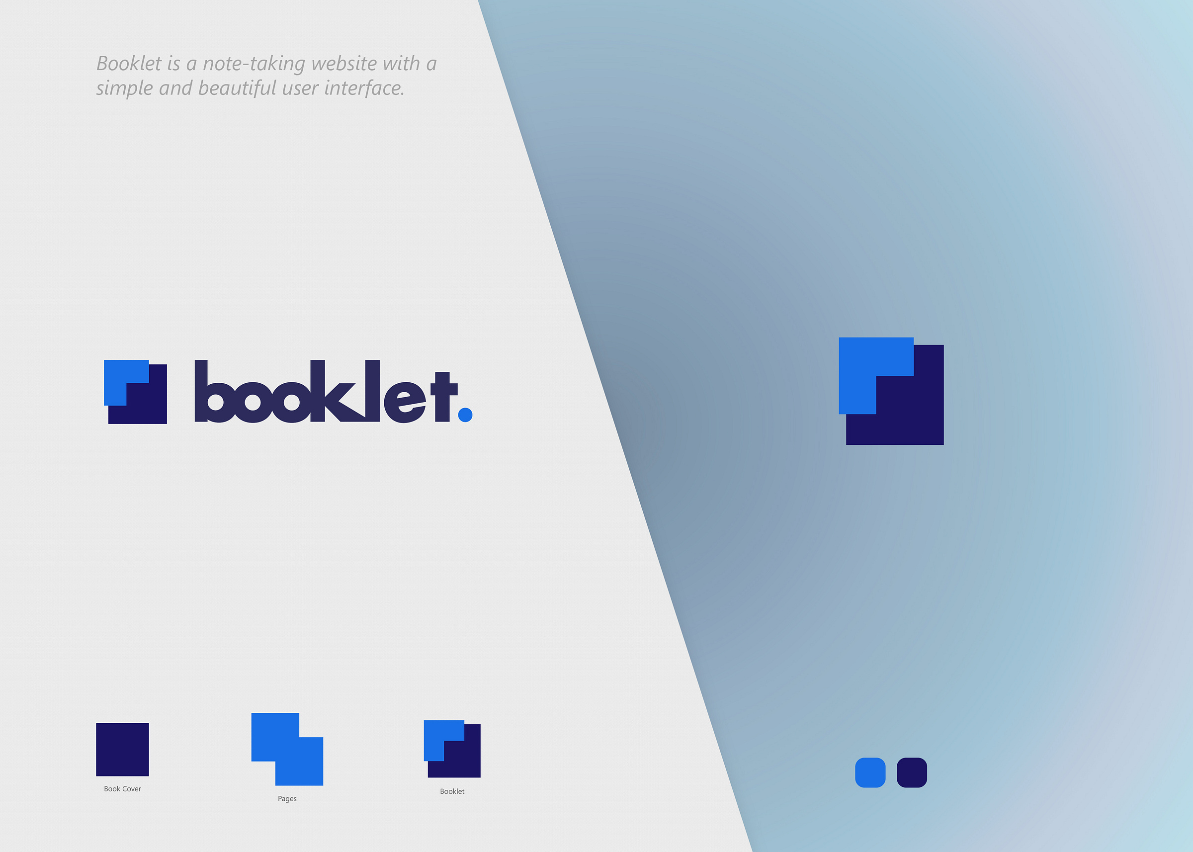 Booklet Logo Project by Mahdi Rabiee on Dribbble