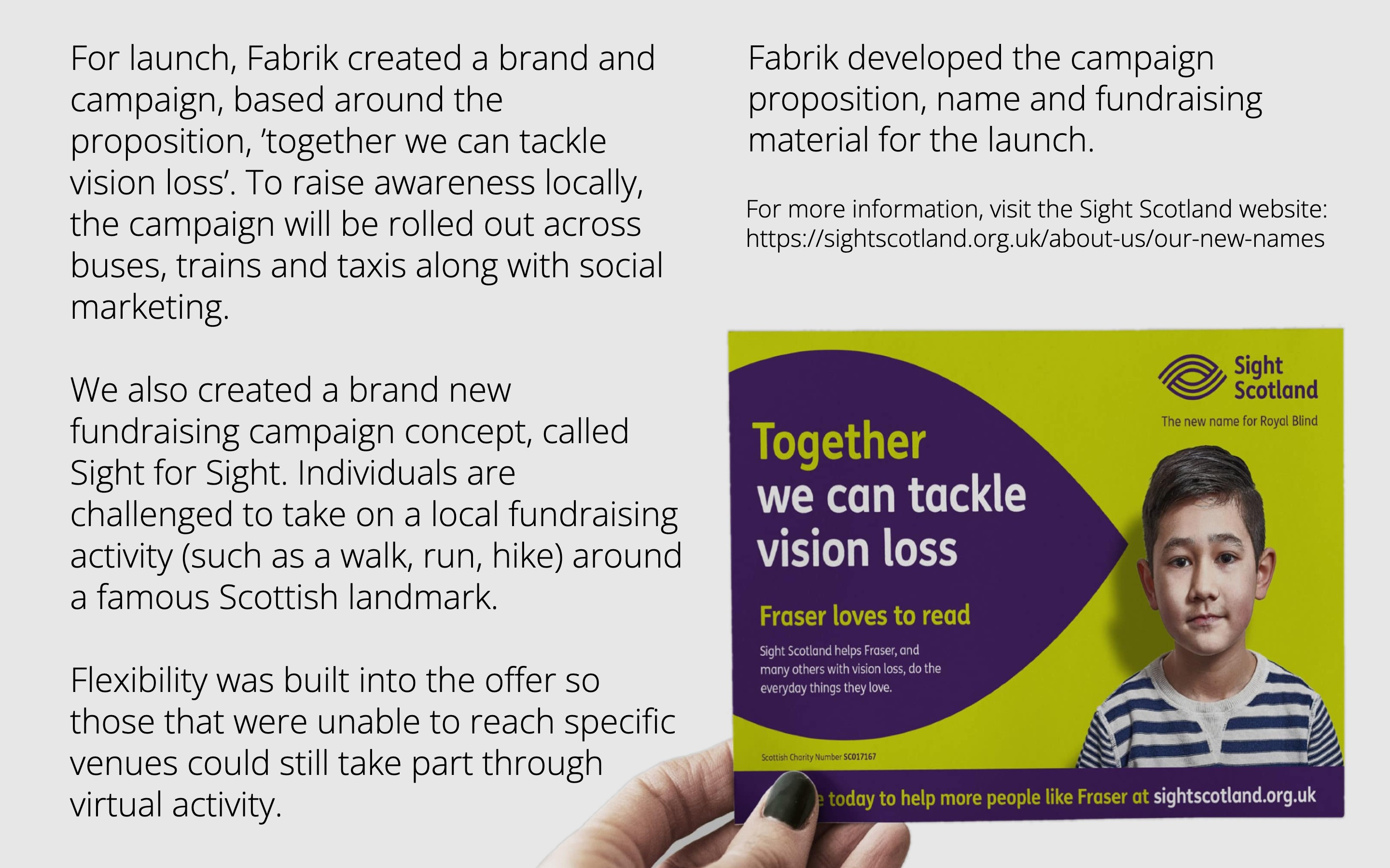 Sight Scotland by Fabrik Brands on Dribbble