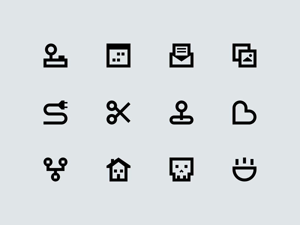 16x16 pixels icon set by Iconduck on Dribbble