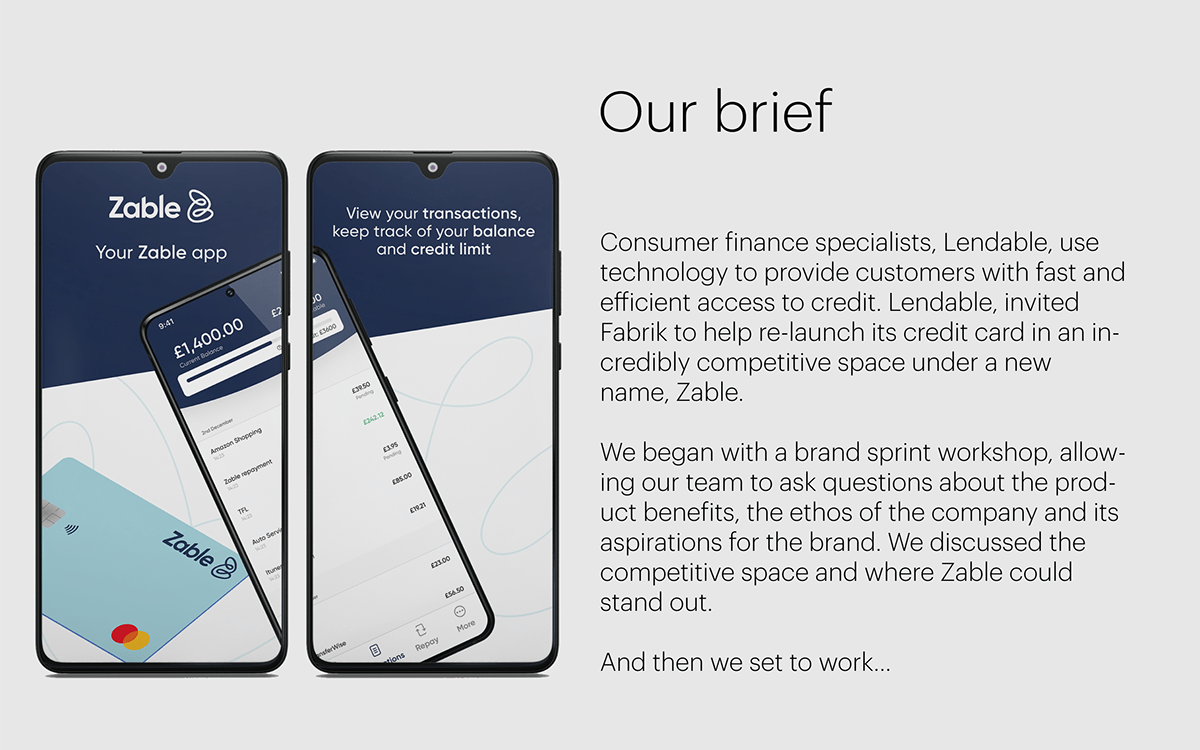 Zable by Fabrik Brands on Dribbble