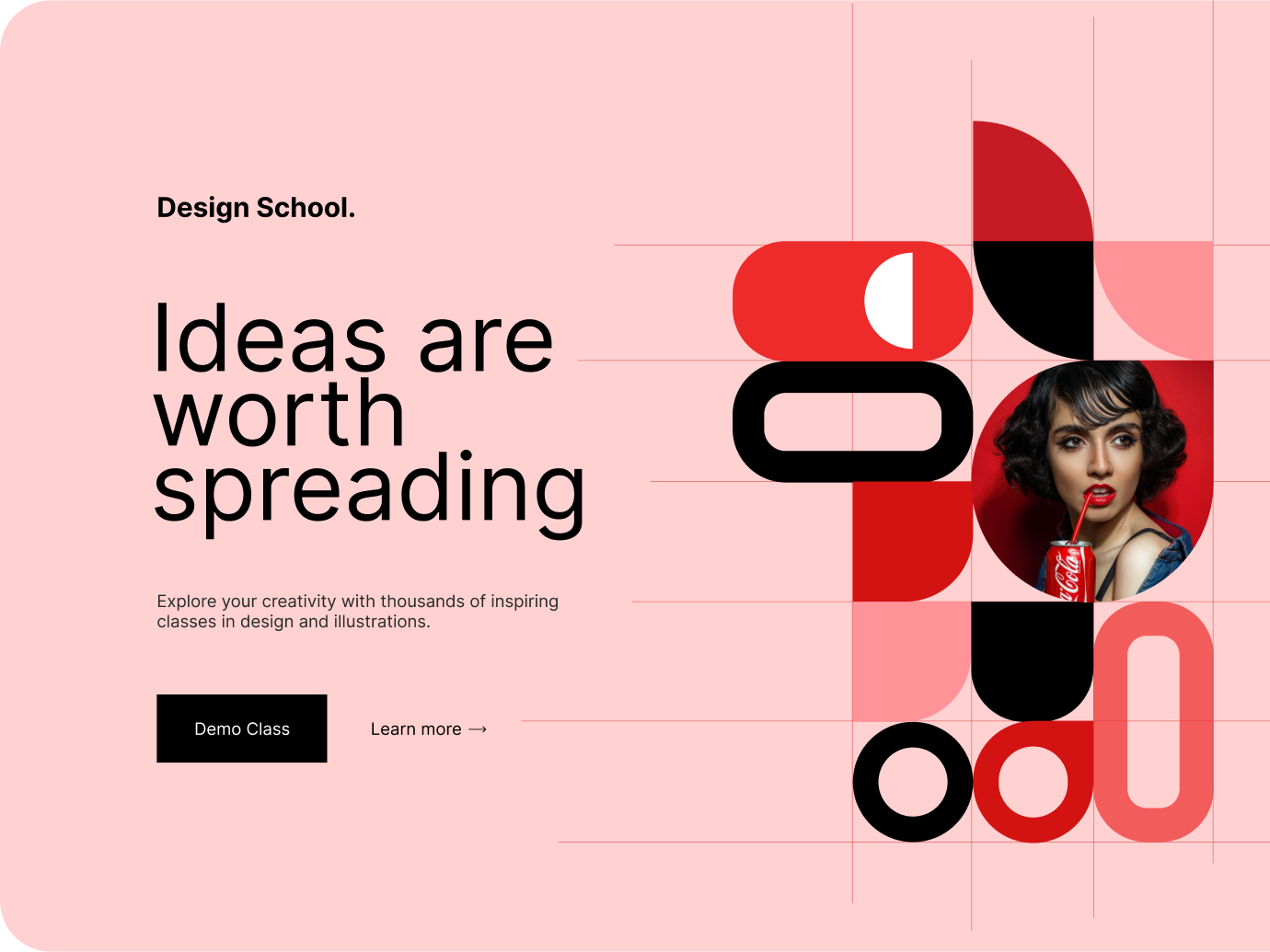Design School landing page by Nayem Hasan on Dribbble