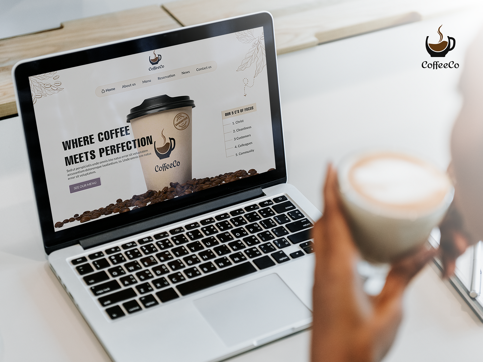 Coffee Website UI Design: Brewing a Digital Experience by Codeflash ...