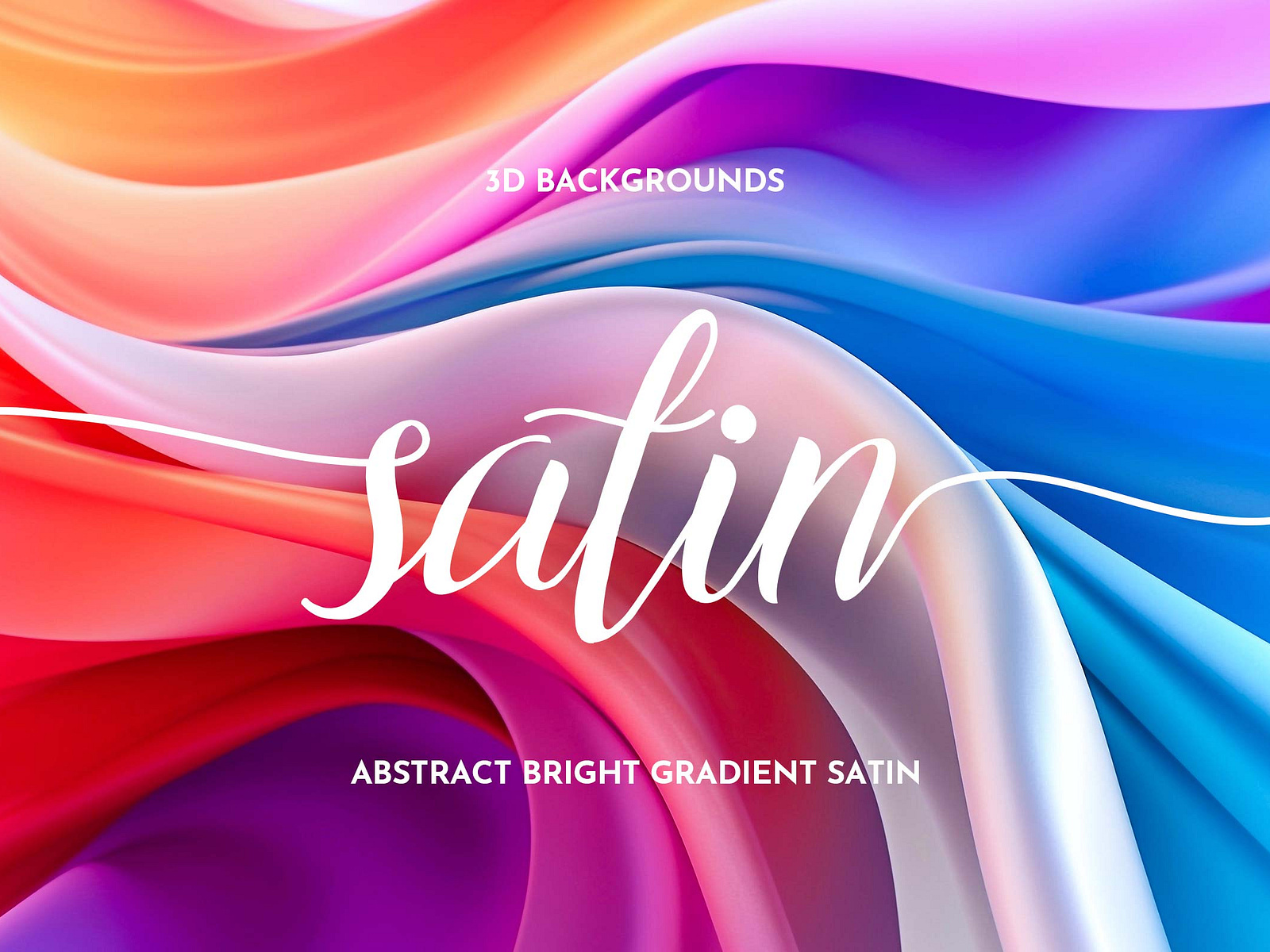 Bright Gradient Satin Backgrounds by themefire on Dribbble